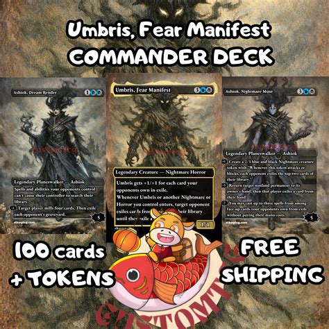 Umbris Fear Manifest Custom Deck Elkoytcg