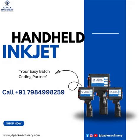 Retail Trader Of Coding And Batch Printing Machine And Thermal Inkjet Printer By Jd Pack Machinary