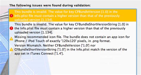 Which Ios App Version Build Number S Must Be Incremented Upon App Store Release Stack Overflow