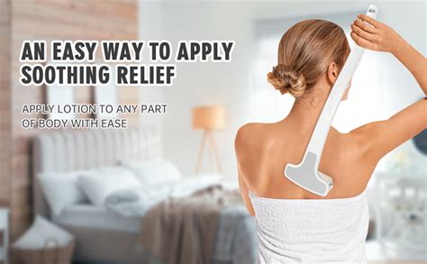 Folding Long Handle Lotion Applicator For Back Feet And Body 2 Foam