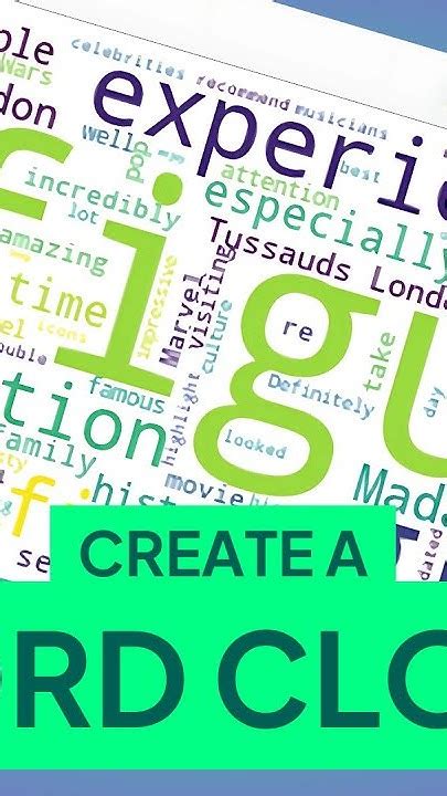 How To Create A Word Cloud Using Python In Excel Youtube