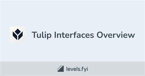 Tulip Interfaces Careers Levelsfyi