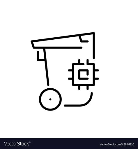 Smart Waste Management Garbage Bin With Chip Vector Image