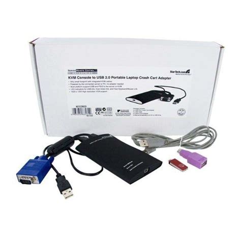 Kvm Console Zu Usb 2 0 Portable Notebook Crash Cart