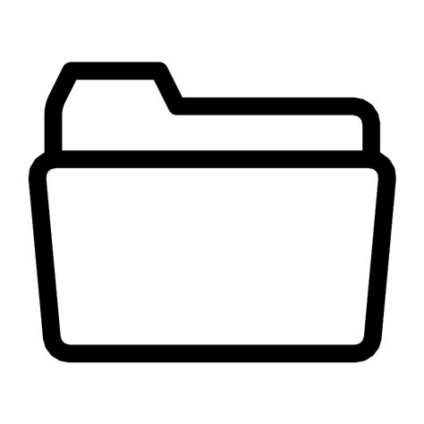 folder open vector svg icon svg repo