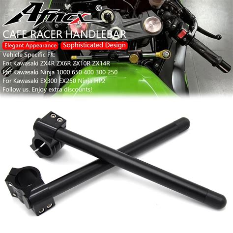 가와사키 닌자 650 400 300 Zx10r Zx 4r Zx6r 닌자 400 닌자 300 오토바이 카페 레이서 핸들 바 포크