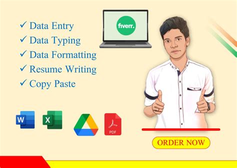 Do Perfect Data Entry By Dukhunath Fiverr