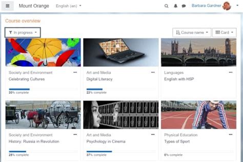Moodle Learning Management System LMS