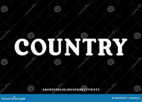 Classic Serif Font Headline Alphabet Serif Alphabet Vector