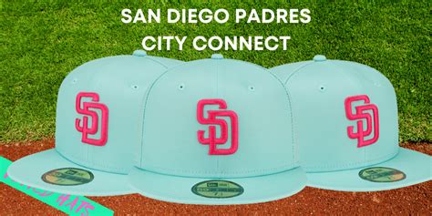 New Era San Diego Padres City Connect Fitted Hat 59fifty City Connect