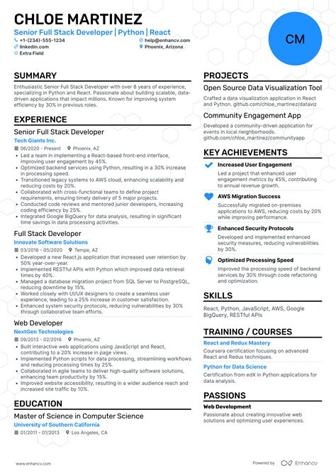 12 React Developer Resume Examples And Guide For 2025