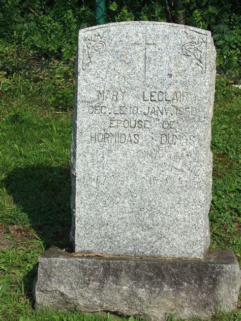 Mary Leclair Onbekend 1950 Find A Grave Gedenkplek