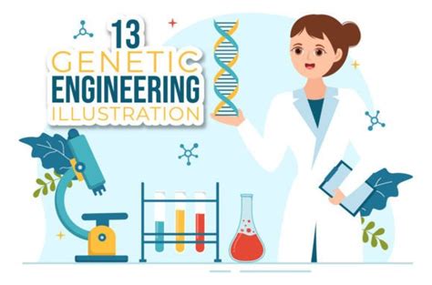 13 Genetic Engineering Illustration Graphic By Denayunecf · Creative
