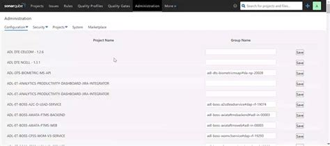 Project Settings Not Displayed SonarQube Server Community Build Sonar Community