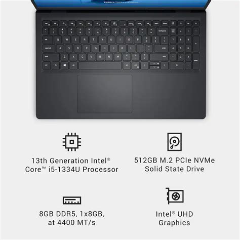 Dell 156 2k Touchscreen Laptop Intel 13th Generation Core I5 1334u
