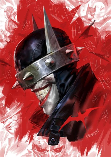 The Batman Who Laughs Art By Derrick Chew Batman Who Laughs Face