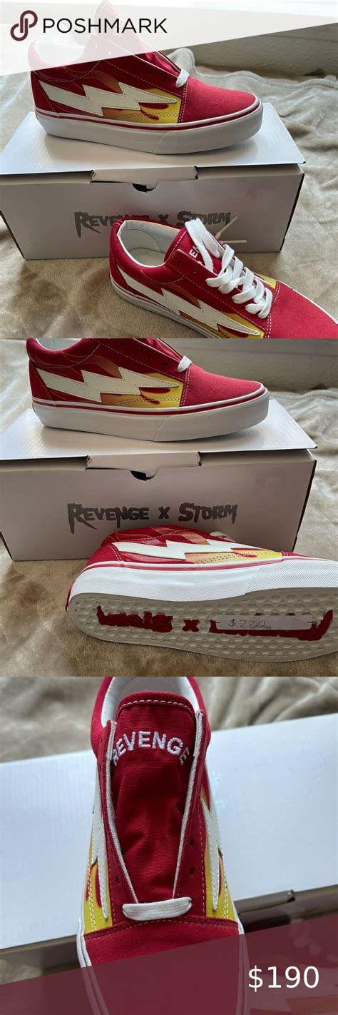 Revenge X Storm “red Flames” Men Size 5 Men Red Storm