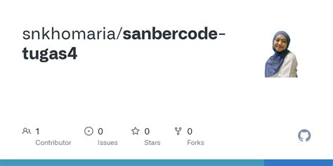 Github Snkhomariasanbercode Tugas4
