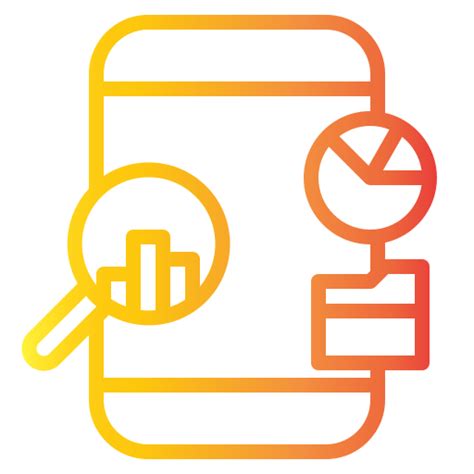 Mobile Analysis Generic Gradient Outline Icon Freepik