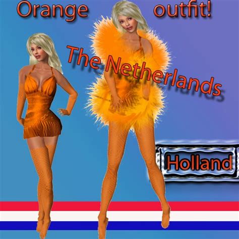 Second Life Marketplace Holland Oranje Orange Netherlands