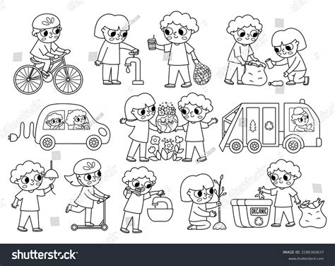 Garbage Collector Coloring Page