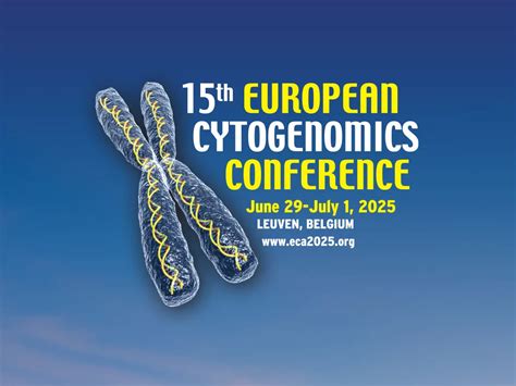 Eca 2025 15th European Cytogenomics Conference