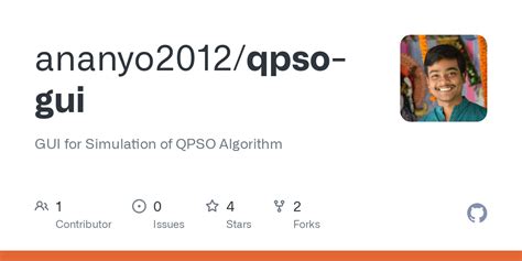 Github Ananyo2012qpso Gui Gui For Simulation Of Qpso Algorithm