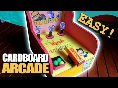 Arcade Game From Cardboard How Its Made Youtube