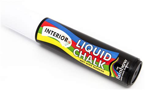 Interior Liquid Chalk 5mm Chisel Nib - Rainbow Chalk Markers