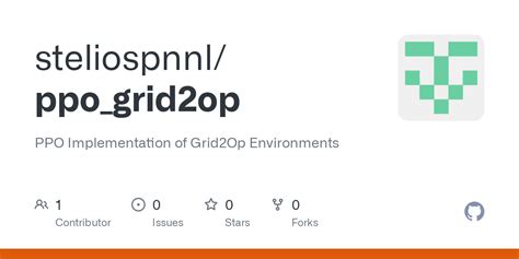 Github Steliospnnlppogrid2op Ppo Implementation Of Grid2op