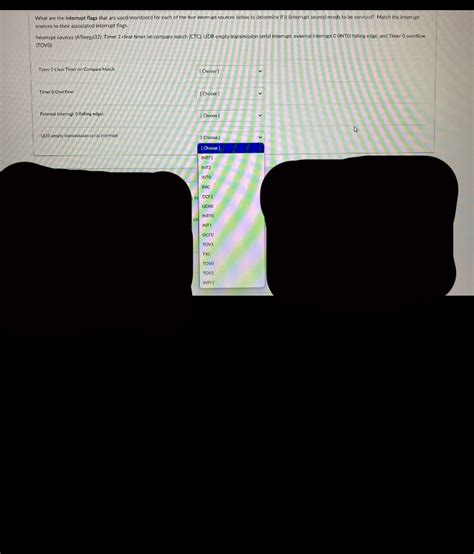 solved what are the interrupt flags that are used monitored