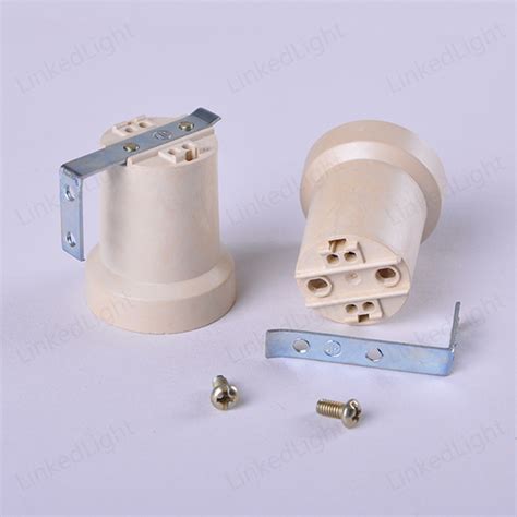E27 Edison Screw Plastic Trumpet Lamp Socket Holder With Bracket Lamp Socket And Lamp Holder E27 Edison Screw Plastic Trumpet Lamp Socket Holder With Bracket Lamp Socket And Lamp Holder