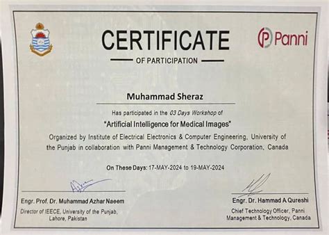 Muhammad Sheraz On Linkedin Artificialintelligence Medicalimaging Professionaldevelopment