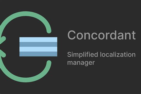 Concordant 다국어 지원 Unity Asset Store