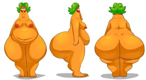 rule 34 1girls ass back view big ass big breasts chowder denizen1414
