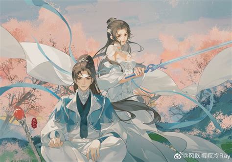 Lu Xueqi And Zhang Xiaofan Zhu Xian Drawn By Fengchuikuchalengray