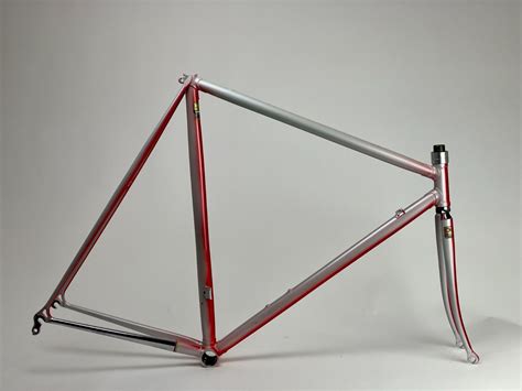 Vintage Lugged Steel Time Trial Tt Funny Bike Bike Frame Set 60cm