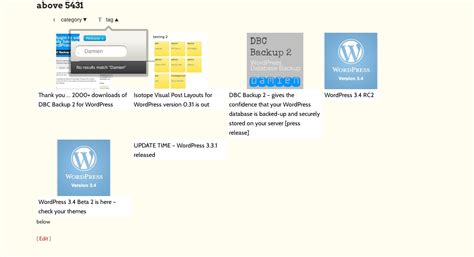just announced isotope visual layouts plugin gets filtrify for tags