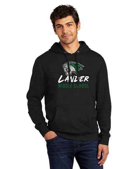 Lander Middle School Staff District Unisex Fleece Hoodie Design B