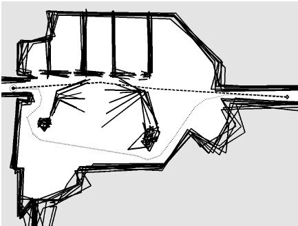Map Of The MIT Stata Robotic Lab Area Trajectories With Obstacles