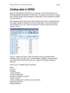 Coding Data In SPSS University Of Sussex Coding Data In Spss University Of Sussex Pdf PDF4PRO