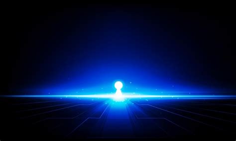 Abstract Door Open Light Of Technology Background Hitech Communication