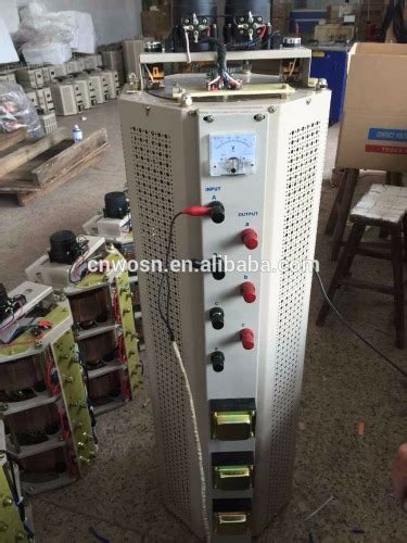 Three Phase Variac Transformer 30kva Contact Voltage Regulator High