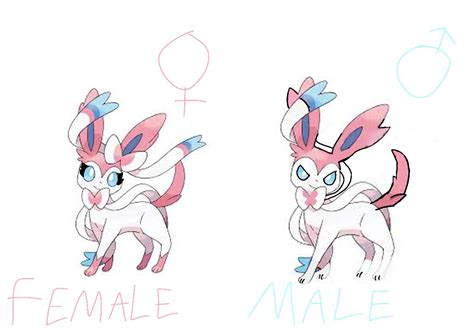 Eeveelutions Sylveon Male Female By Sumayyahcats On Deviantart
