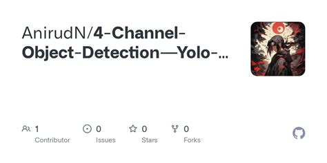 GitHub AnirudN 4 Channel Object Detection Yolo V8 RGB AND T