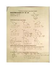 Understanding Special Right Triangles in Trigonometry | Course Hero