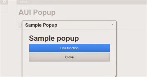 Rlopezblogs Sample Popup In Liferay 62 With Close Button