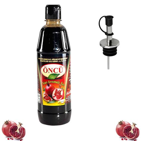 Oncu Pomegranate Molasses 700g With Homlix Stainless Steel Sauce