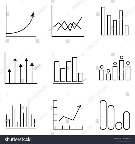 Symbol Icon Bar Graph Line Chart Stock Illustration 2147293263 Shutterstock