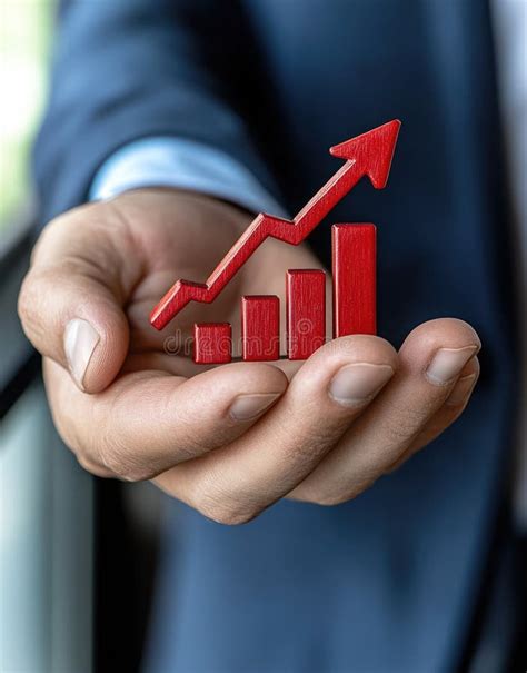 Growing Success Upward Trend Glowing Arrow Data Growth Futuristic Graph Economic Rise